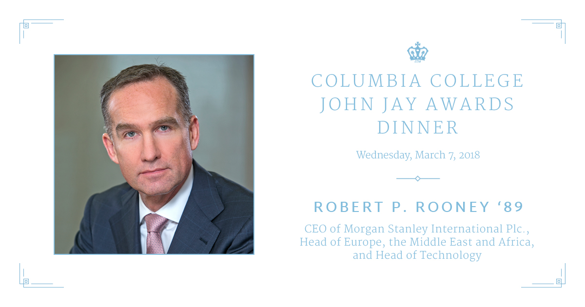 Robert P. Rooney CC’89 | Columbia College Alumni Association