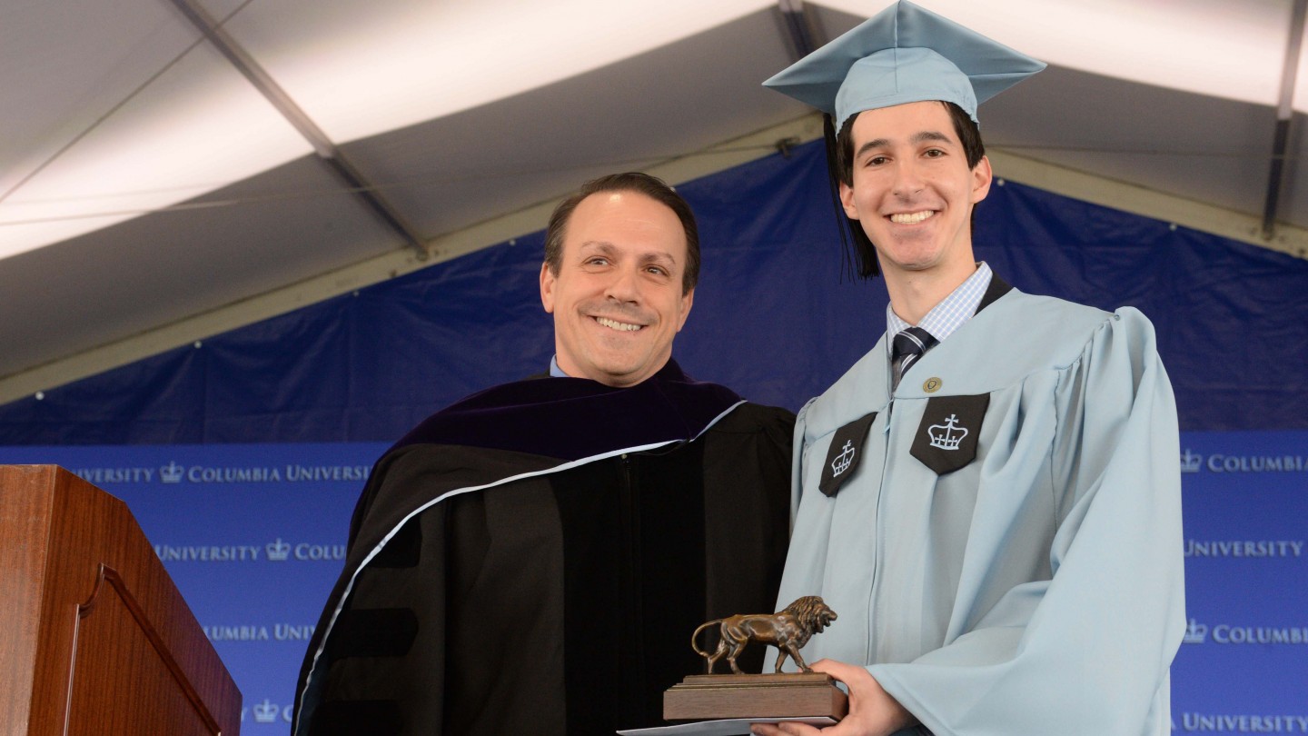 Class Day Student Prizes | Columbia College Alumni Association