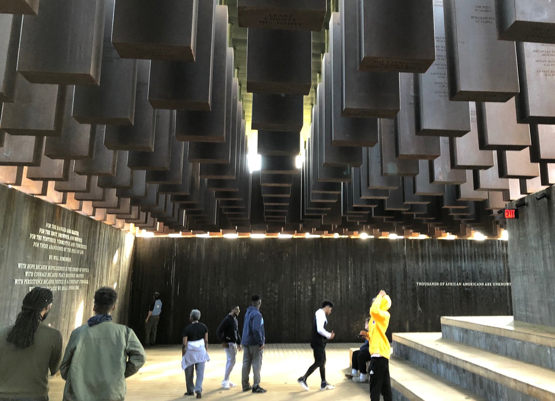 Haverford at Lynching Memorial.jpg | Columbia College Today