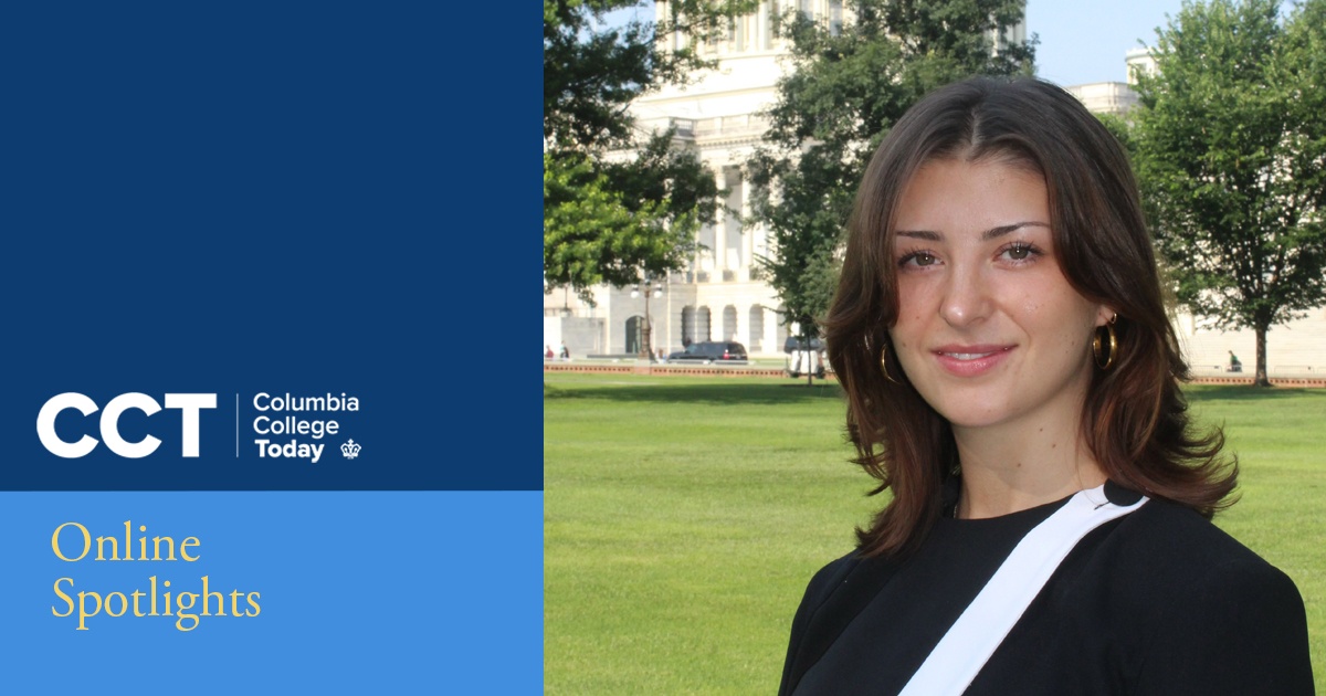 Maria Weston Kuhn ’23 is Making Cars Safer for Women | Columbia College Today