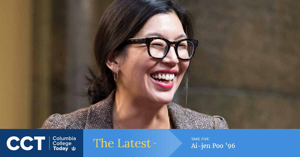 Take Five with Ai-jen Poo ’96 | Columbia College Today